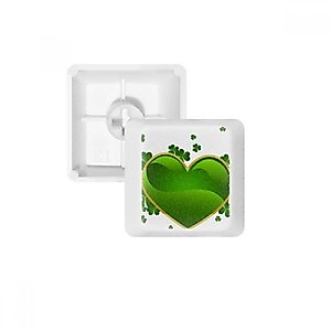 DIYthinker Clover Heart Ireland St.Patrick's Day Keycap Mechanical Keyboard PBT Gaming Upgrade Kit