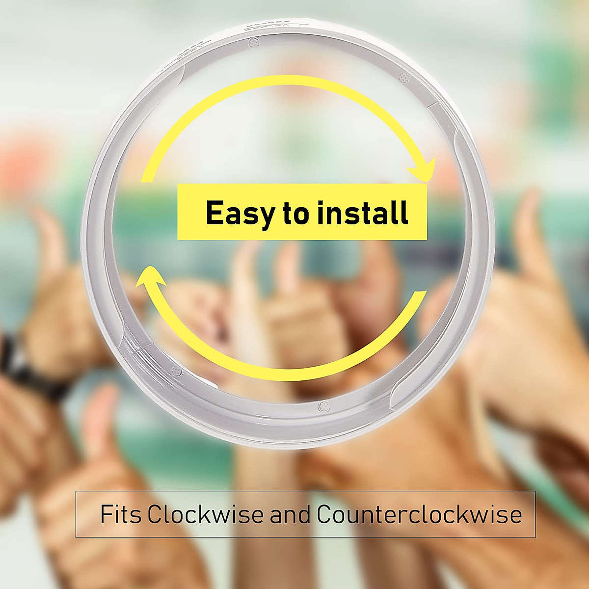 Riakrum 5.9 Inch Air Conditioner Exhaust Hose Coupler Exhaust Vent Hose Connector Tube Coupling Extender with Thread Hose Coupler Extension for Air Conditioning(1 Piece)