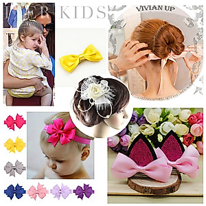 Double Face Satin Ribbon 1" Wide x 20 Yards for Party Wedding Home Decoration Handmade Craft (810 Ivory)