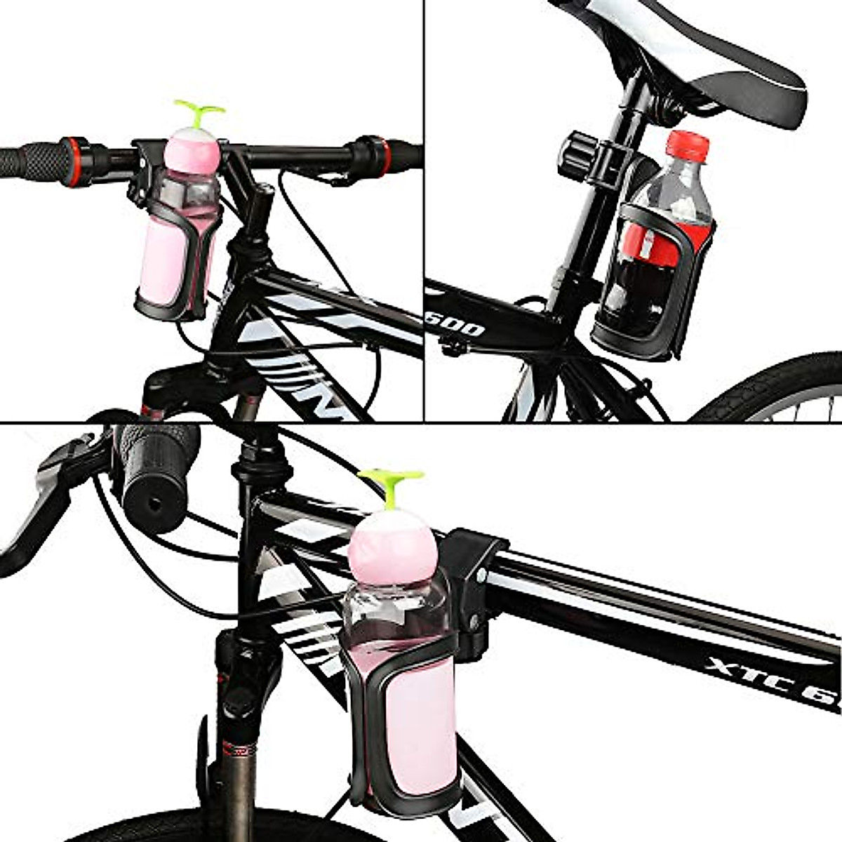 Accmor Stroller Cup Holder, Bike Cup Holder, 360 Degree Rotatable Cup Holder for Stroller, Bike, Wheelchair, Walker, Scooter, Universal Cup Holder for Uppababy Strollers, 2 Pack