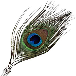 Peacock Feather Quill Pen Calligraphy Writing Dip Pen with Ink for Kids Friends, Write Smoothly, Birthday Wedding Gift Set