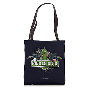 Rick and Morty Pickle Rick Tote Bag