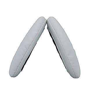 Krone Kalpasmos Replacement Earpads Compatible with Sony MDR-ZX310, Ear Cushion Compatible with Sony MDR-ZX330BT/DR-BT101/WH-CH500 and 70MM Round On-Ear Headphones(List Inside)(White)