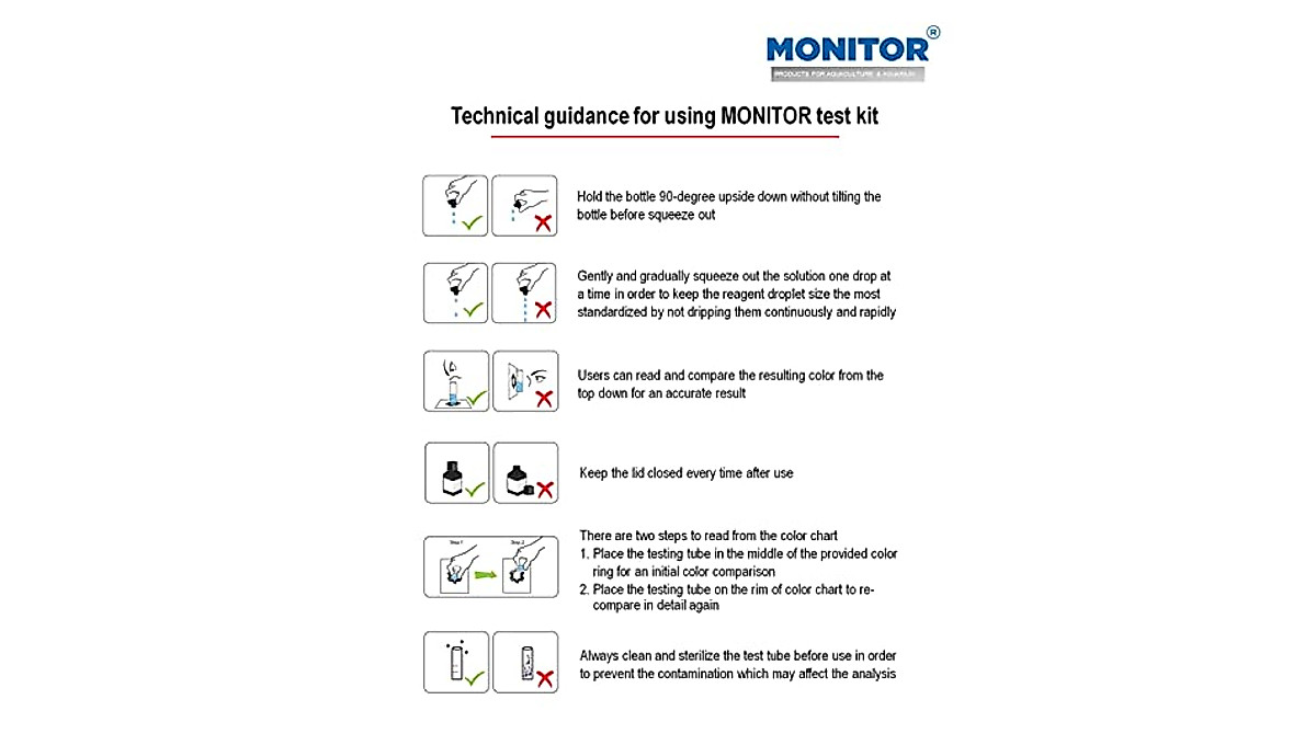 Monitor Dissolved Oxygen Test Kit - 50 Accurate Tests