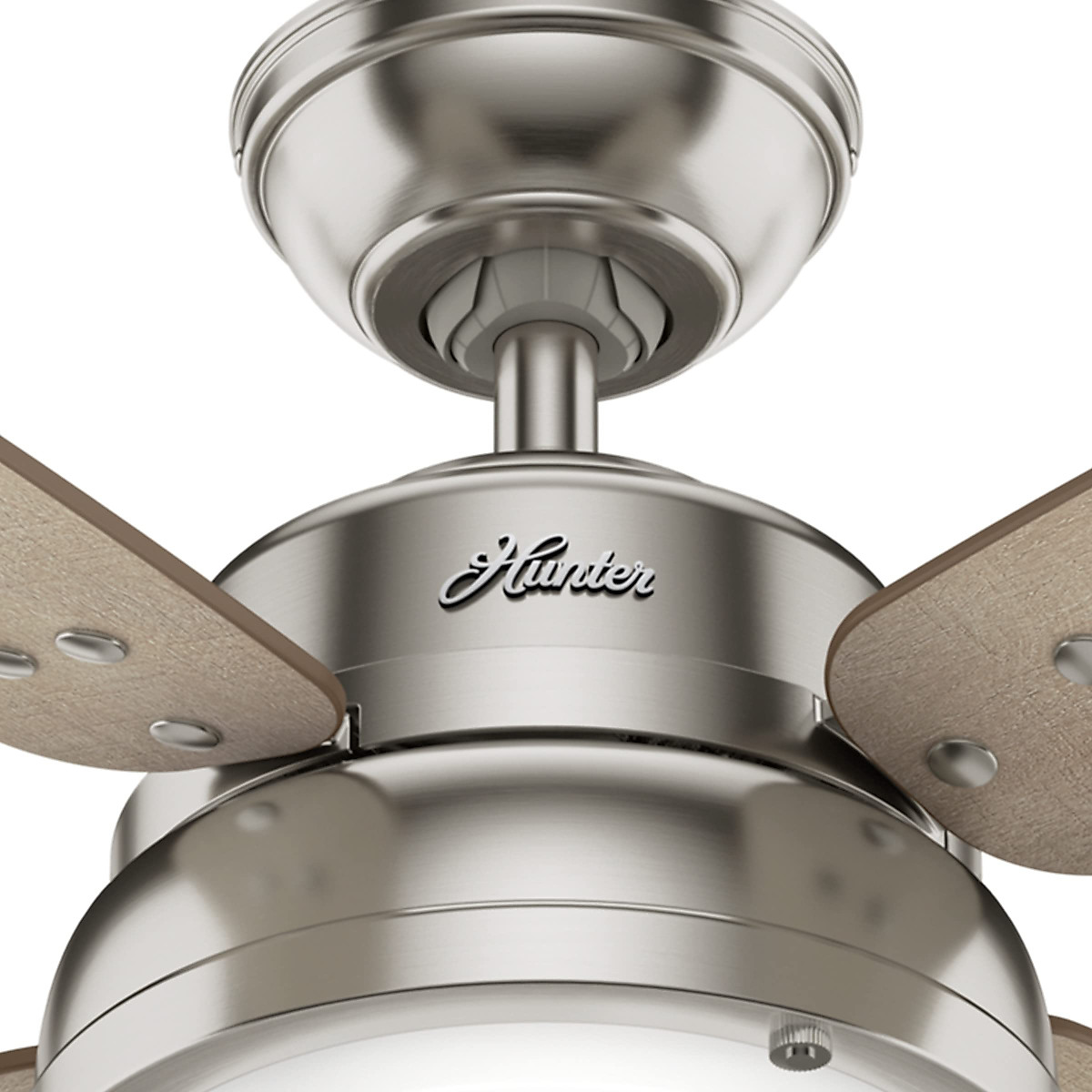 Hunter Fan Company 50388 Wingate Ceiling Fan, Brushed Nickel Finish
