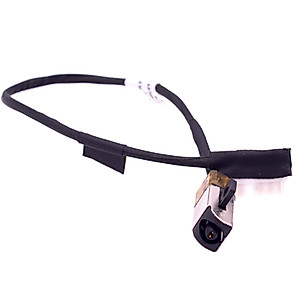 Deal4GO DC Power Jack Cable Harness Port Replacement for Dell Inspiron 15 5565 5567 17 5765 5767 DC30100YN00 0R6RKM R6RKM BAL30
