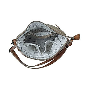 Myra Bag Dusky Triangles Small & Crossbody Bag Upcycled S-3329