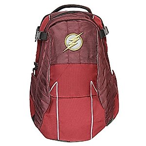 DC Comics The Flash Built Uniform Suit Comic Book Superhero Backpack Laptop Bag
