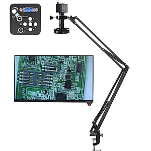Handheld Digital Microscope Accessories 1080P 13MP Industrial Video Digital Microscope Camera 130X Zoom C Mount Lens Microscope Accessories (Color : E 130X Lens)