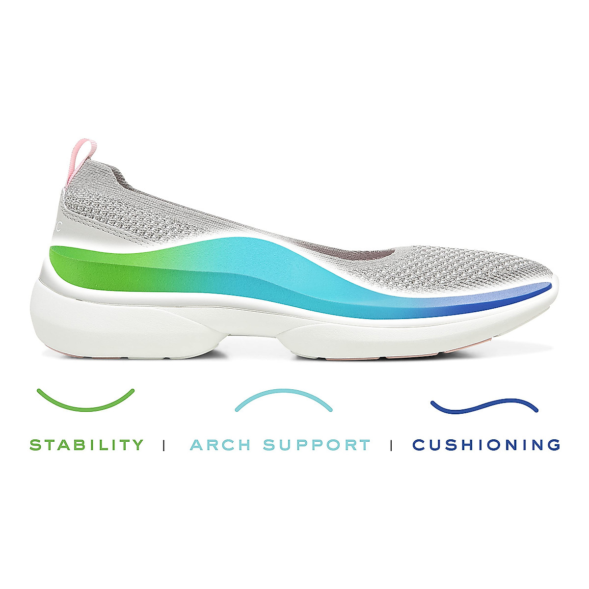 Vionic KALLIE4008.5M Kallie Azure Knit 8.5M