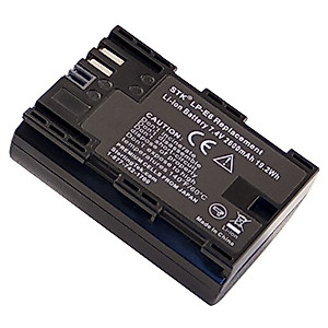 STK LP-E6 Battery for Canon LP-E6N LPE6 Promaster LP-E6NH EOS R R5 R6 R7 5D Mark II III and IV 90D 70D 5Ds 6D 5Ds 80D 7D 60D, 5Ds MKii, MKii MKiii MKiv, 5D4 LPE6N LPE6NH, LP E6 E6N E6NH Accessories