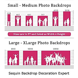 ShinyBeauty Sequin Backdrop-Curtain-5FTx10FT-Turquoise-Sequins Fabric Photo Booth Backgrounds 10FT Glitter Backdrops for Happy Birthday Aqua Blue Photography Backdrop Background