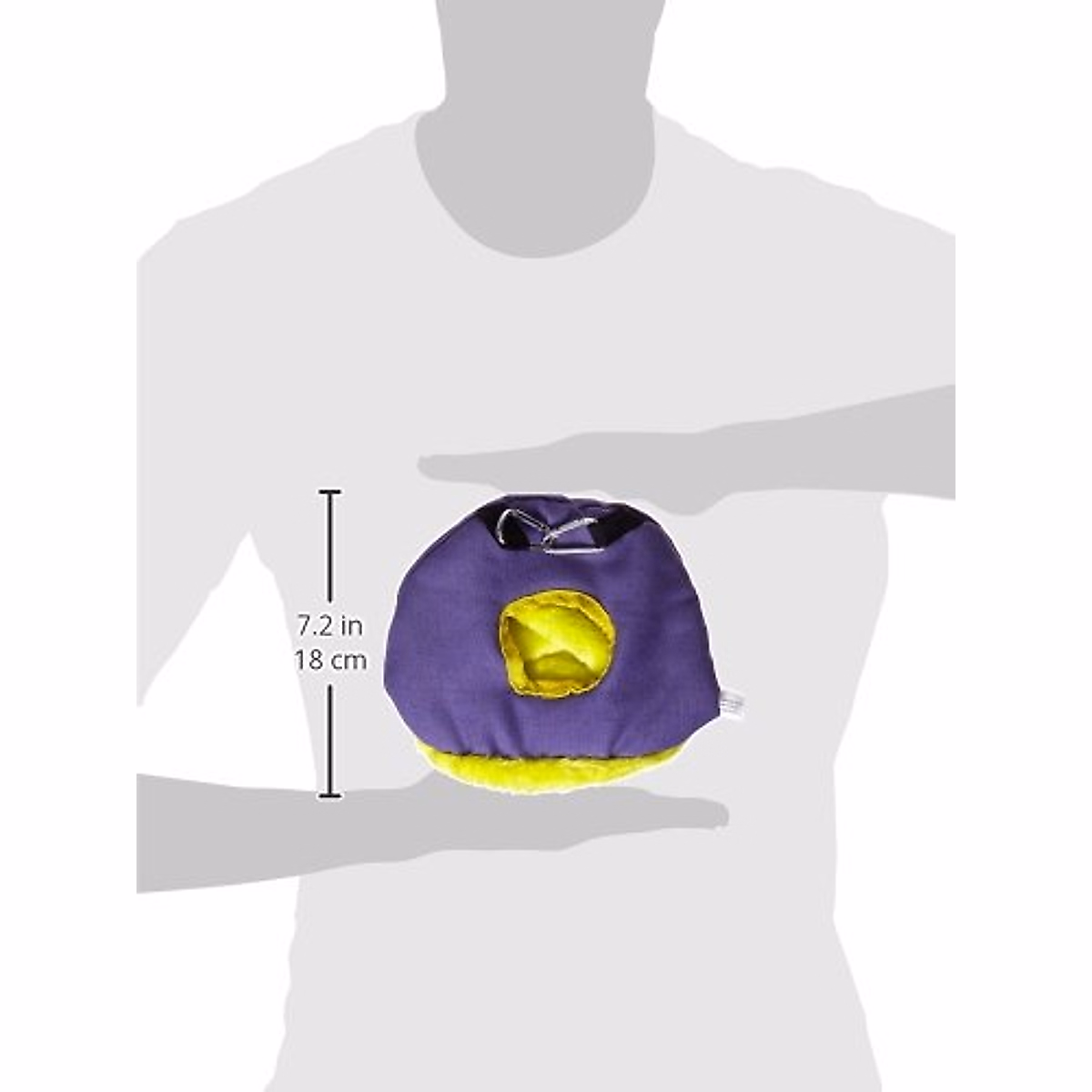 Prevue Pet Products BPV1167 Snuggle Sack Bird Nest with 2-Inch Opening, Small, Colors May Vary