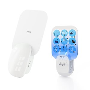 COKIT Flying Insect Traps Indoor Bug Light Trap Plug in Pest Control Traps for Flies, Mosquitoes, Gnats, Fruit Flies, Moths (1 Device + 3 Refills) - White