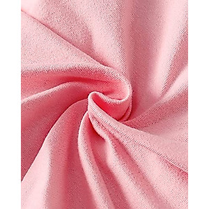 SUNNY PIGGY Infant Girl Clothes Short Ruffle Sleeve Romper Onesis 3 Month Baby Girls’ Clothing Floral Cotton Pant Sets 6 Month Girl Clothes Pink