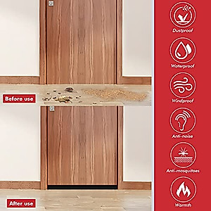 1PCS Door Draft Stopper,Door Sweep for Exterior & Interior Doors,Door Bottom Seal Dust and Noise Insulation Weather Stripping Draft Guard Insulator