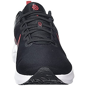 Nike womens Downshifter 12 Fitness Sneaker, Black/White/Dark Smoke Grey/University Red, 13
