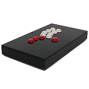 FightBox RAC-J800B-PS All Buttons Leverless-Style Arcade Joystick Fight Stick Game Controller For PS4/PS3/PC Sanwa OBSF-24 30