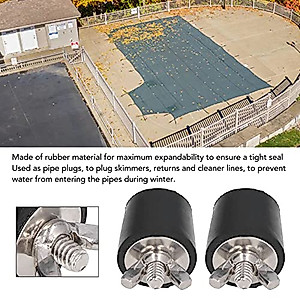 Garden kit 2Pcs Swimming Pool Rubber Plugs Winterizing Tapered Plug Swimming Pool Accessories 25mm