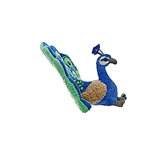 WILD REPUBLIC Peacock Plush, Stuffed Animal, Plush Toy, Kids Gifts, Cuddlekins, 8 Inches,Blue