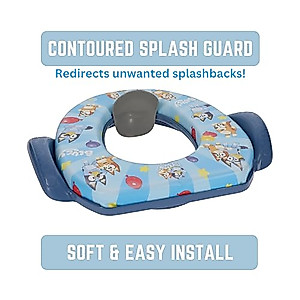 Bluey Soft Potty Seat - Potty Training Toilet Seat, Soft Cushion, Baby Potty Training, Safe, Easy to Clean