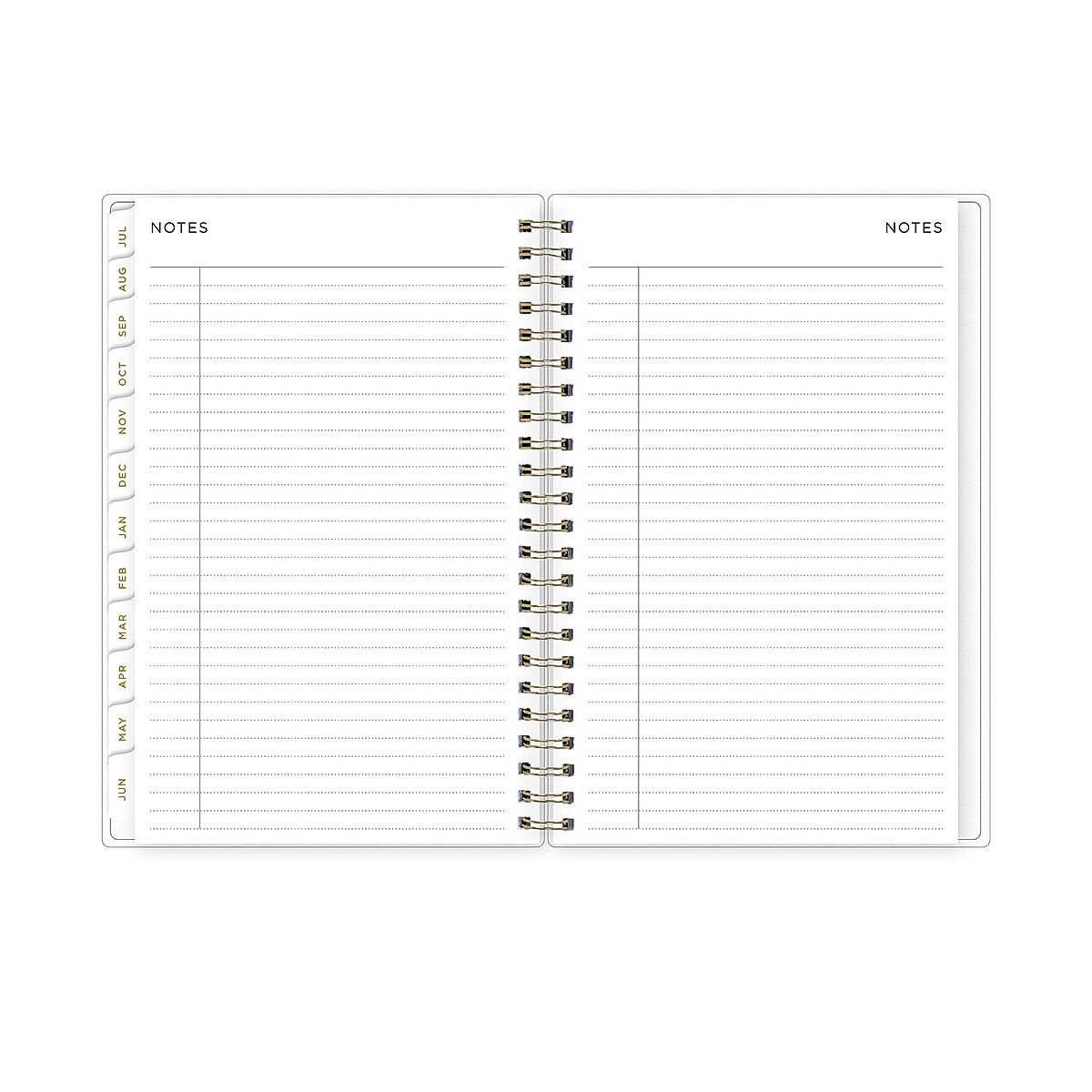 Ashley G for Blue Sky 2023-2024 Academic Year Weekly and Monthly Planner, 5" x 8", Flexible Cover, Wirebound, Multi Color Smoke (133682-A24)