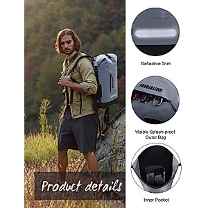 IDRYBAG Waterproof Backpack Dry Bag 20L/30L/40L, Floating Dry Backpack Waterproof for Men, Dry Sack Waterproof Bag for Backpacking Kayak