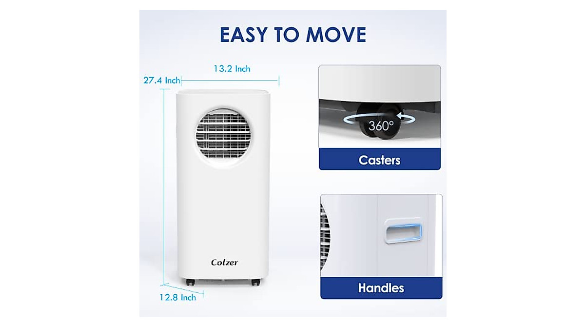 COLZER 10,000 BTU Portable AC - Cool Your Space Today