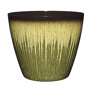 Classic Home and Garden 3/807G/1 Premiere Collection Planter, Vogue 8", Willow Green