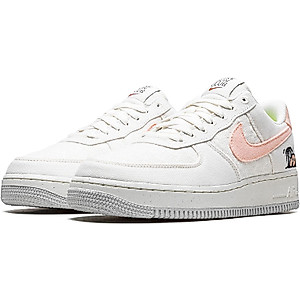 NIKE Women's Air Force 1, Arctic Orange Black Sail, 8.5