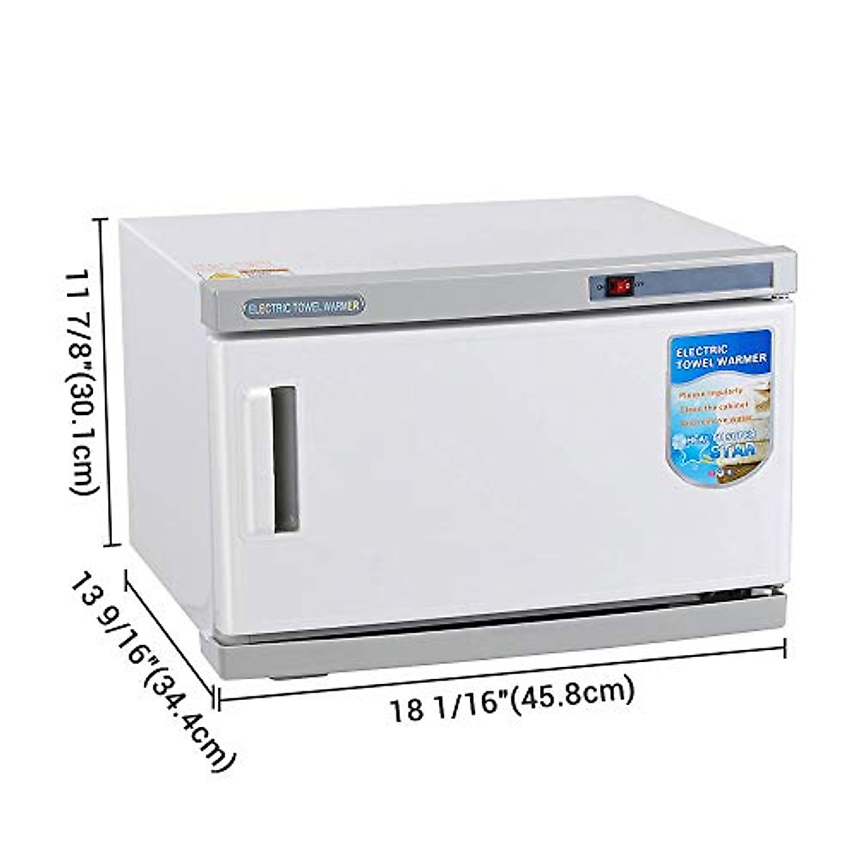 BYOOTIQUE Hot Towel Warmer Cabinet, 16L Hot Heat Towel Warmer, 2in1 Professional Fast Heating Portable Towel Warmer for Facial Spa, Massage, Hair Salon, Barber Shop, Estheticians, Beauty Salon, White