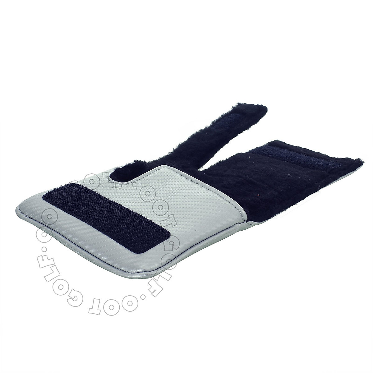 US Flag Punisher Skull Golf High-MOI Mallet Putter Head Cover, Right Heand, Silver