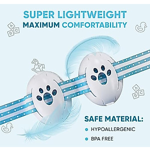 Lunobaby Baby Ear Muff - Noise Canceling Headphone for Infant Hearing Protection - Newborn Airplane Travel Essential - Plane Soundproof Earmuff for Flying