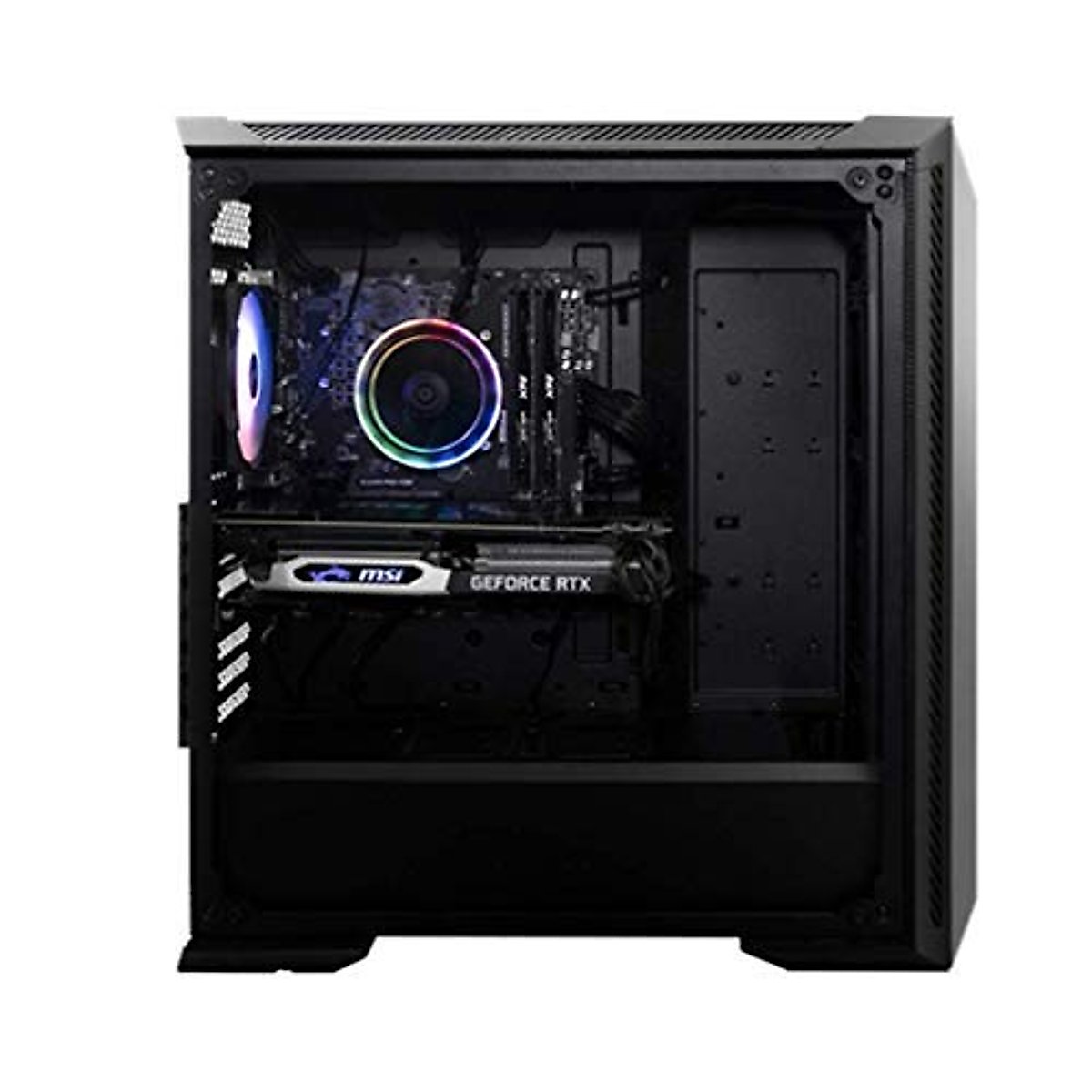 MSI AEGIS R 9SD-010US Gaming Desktop, Intel Core i7-9700F 3.0GHz, 16GB DDR4, 1TB PCIe SSD, NVIDIA GeForce RTX 2070 8GB, 802.11ax, Bluetooth, Win10H (Renewed)