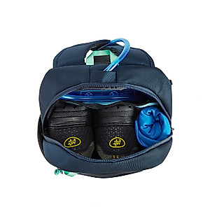 Travelon Greenlander Sustainable Anti-Theft 9L Backpack, Galaxy Blue, 9" W x 16" H x 5" D