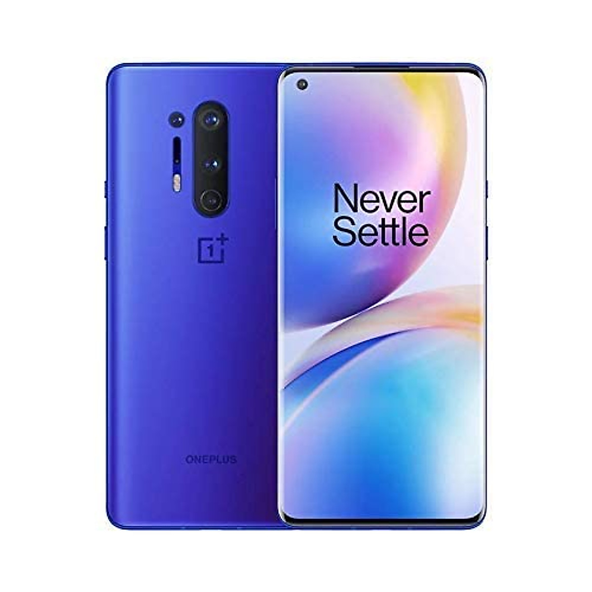 OnePlus 8 Pro Ultramarine Blue, 5G Unlocked Android Smartphone U.S Version, 12GB RAM+256GB Storage, 120Hz Fluid Display, Quad Camera (Renewed)