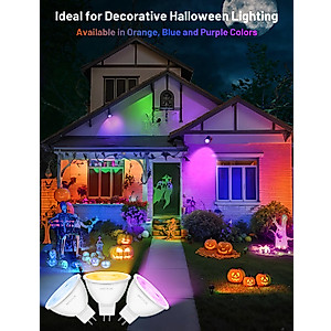 MCDYLUK LED MR16 Blue Light Bulb 4W, 20W 35W 50W Halogen Equivalent, 12V Low Voltage GU5.3 Bi-Pin Led Blue Bulbs for Halloween Outdoor Landscape Yard Garden Tree Pool Holiday Lighting, 38 Deg, 6 Pack