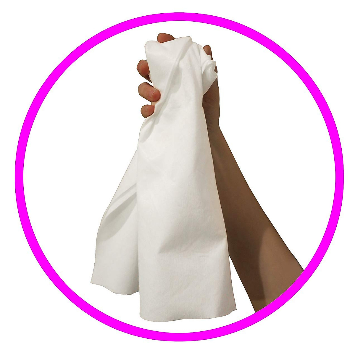 FRAMAR Disposable Towels for Salon, Hair Towels for Women, Salon Towels Bleach Safe White Spa Towels for Hair Drying Towel, White Towels Bulk, White Gym Towels Pack – 50 Pack Disposable Towel