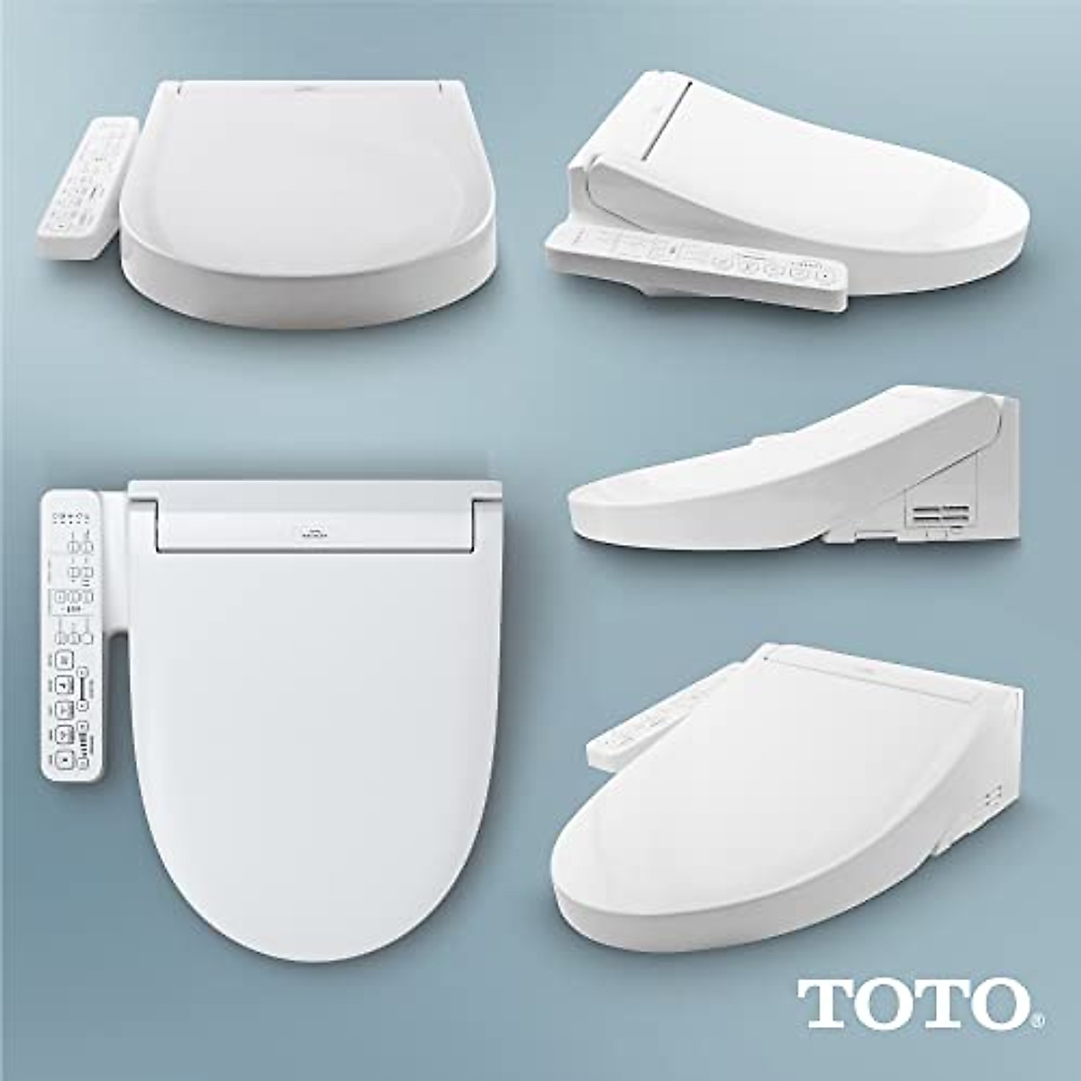 TOTO SW3073#01 WASHLET C2 Round Electronic Bidet Toilet Seat, Cotton White