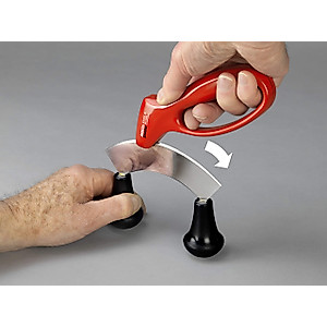 Bosmere Multi-Sharp Tungsten Carbide Knife Sharpener, Sharpens and Hones Serrated Blades, Axes, Hatchets, Machetes and More