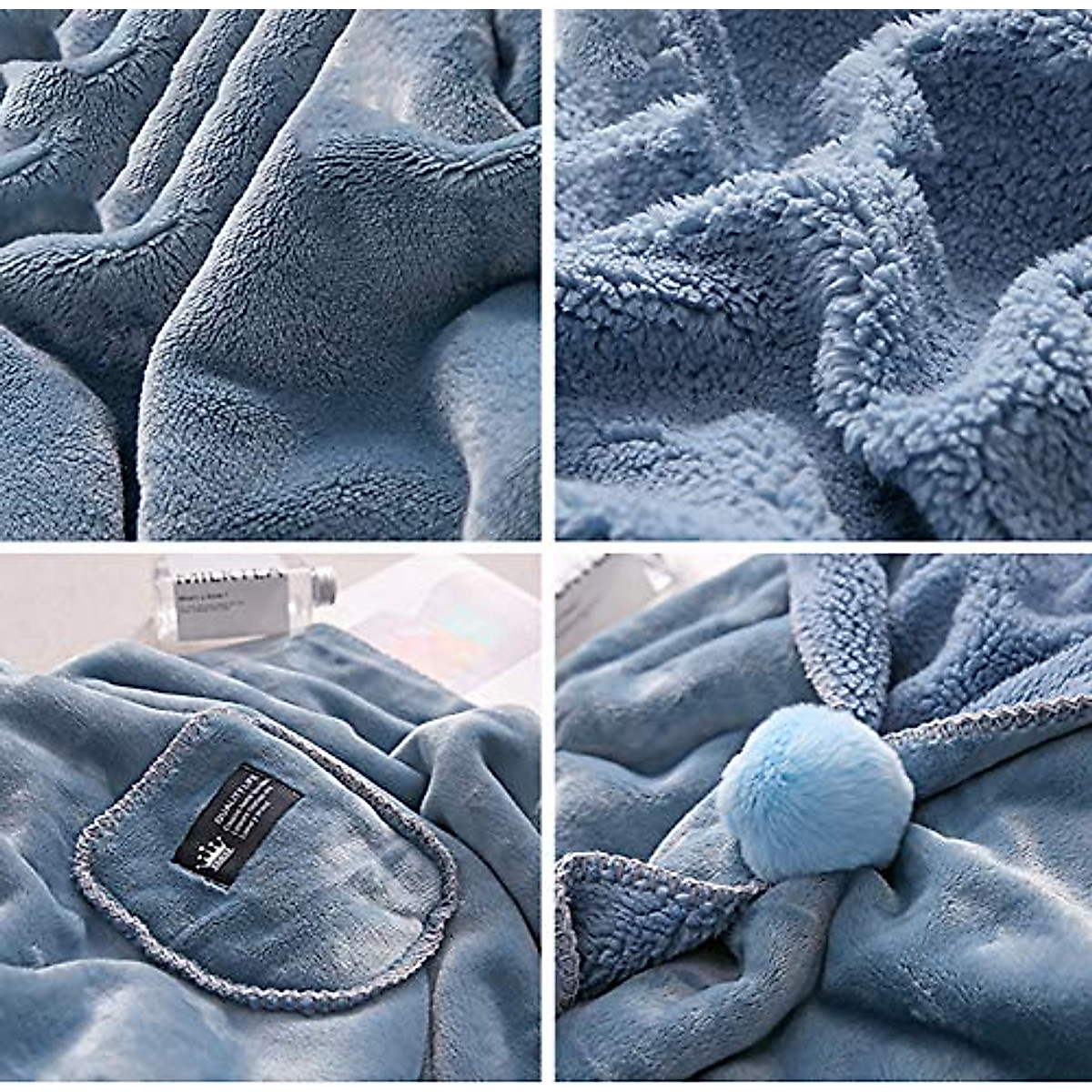 Cozy Fleece Wrap Shawl with Large Front Pockets - Keeps Hands and Shoulders Warm Wearable Blanket Throw Flannel Sherpa Cape for Women