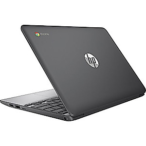 HP 2017 Newest Premium High Performance 11.6-inch Chromebook Intel Celeron Dual-Core Processor 4GB RAM 16GB eMMC Hard Drive 802.11AC WiFi HDMI Webcam Bluetooth 12-Hour Battery Chrome OS-Black