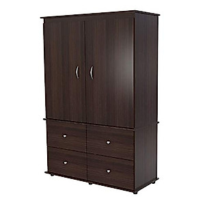 Inval America Wood Armoire Audio/Video Combo, Espresso-wengue
