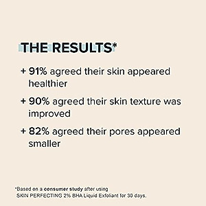 Paula's Choice Skin Perfecting 2% BHA Liquid Salicylic Acid Exfoliant, Gentle Facial Exfoliator for Blackheads, Large Pores, Wrinkles & Fine Lines, Travel Size, 1 Fluid Ounce - PACKAGING MAY VARY