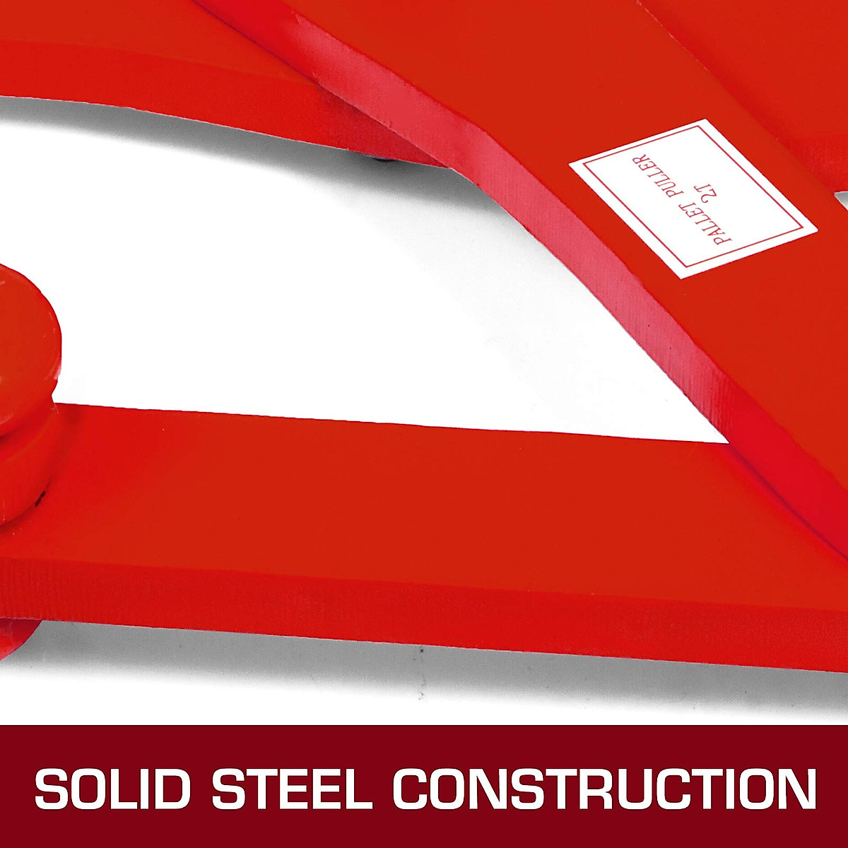 BestEquip 2T Pallet Puller Steel Single Scissor Red Pallet Puller Clamp 4409 LBS Capacity Pallet Grabber 6.3 Inch Jaw Opening x 0.5 Inch Jaw Height arbitrarily Changed to Adjust The use