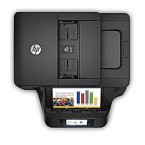 HP OfficeJet Pro 8715 All-in-One All-in-One Touch Screen Bluetooth Wireless Black Printer