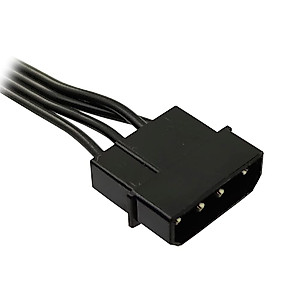 COMeap Molex to SATA Power Splitter Cable, Molex to 5X Serial ATA Power Extension Hard Drive Adapter 24-inch(60CM)