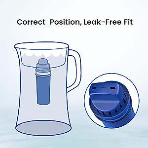 Waterspecialist NSF Certified Pitcher Water Filter, Replacement for Pur® Pitchers and Dispensers PPT700W, CR-1100C and PPF951K, Water Filter (Pack of 3)