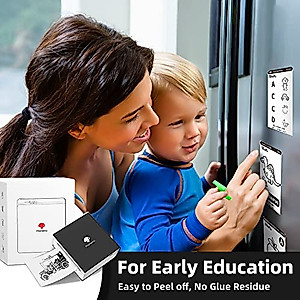 Phomemo M02 Wireless Sticker Printer, Portable Bluetooth Photo Printer Pocket Thermal Sticker Maker Mobile Printer, Compatible with iOS and Android, for Print Photo, Journal, Fun, Black and White