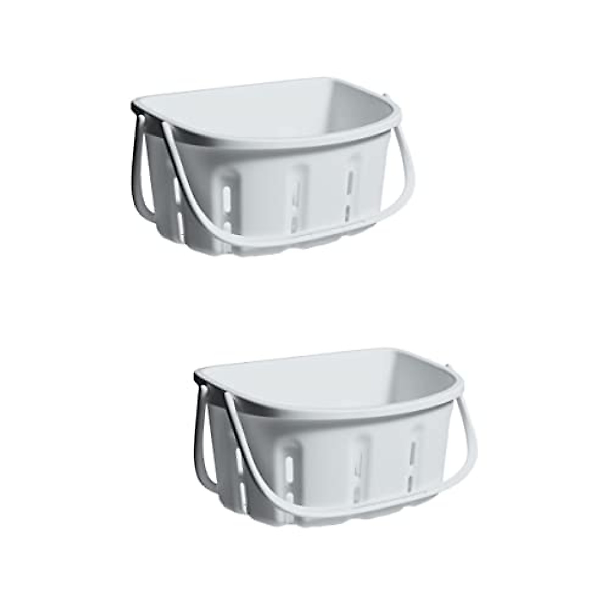 Cabilock Bath Storage Basket Basket Shampooer 2 Pack Plastic Shower Organizer Plastic Bath Plastic Plastic Handle Organizer Bathroom Storage Bath Storage Plastic Containers